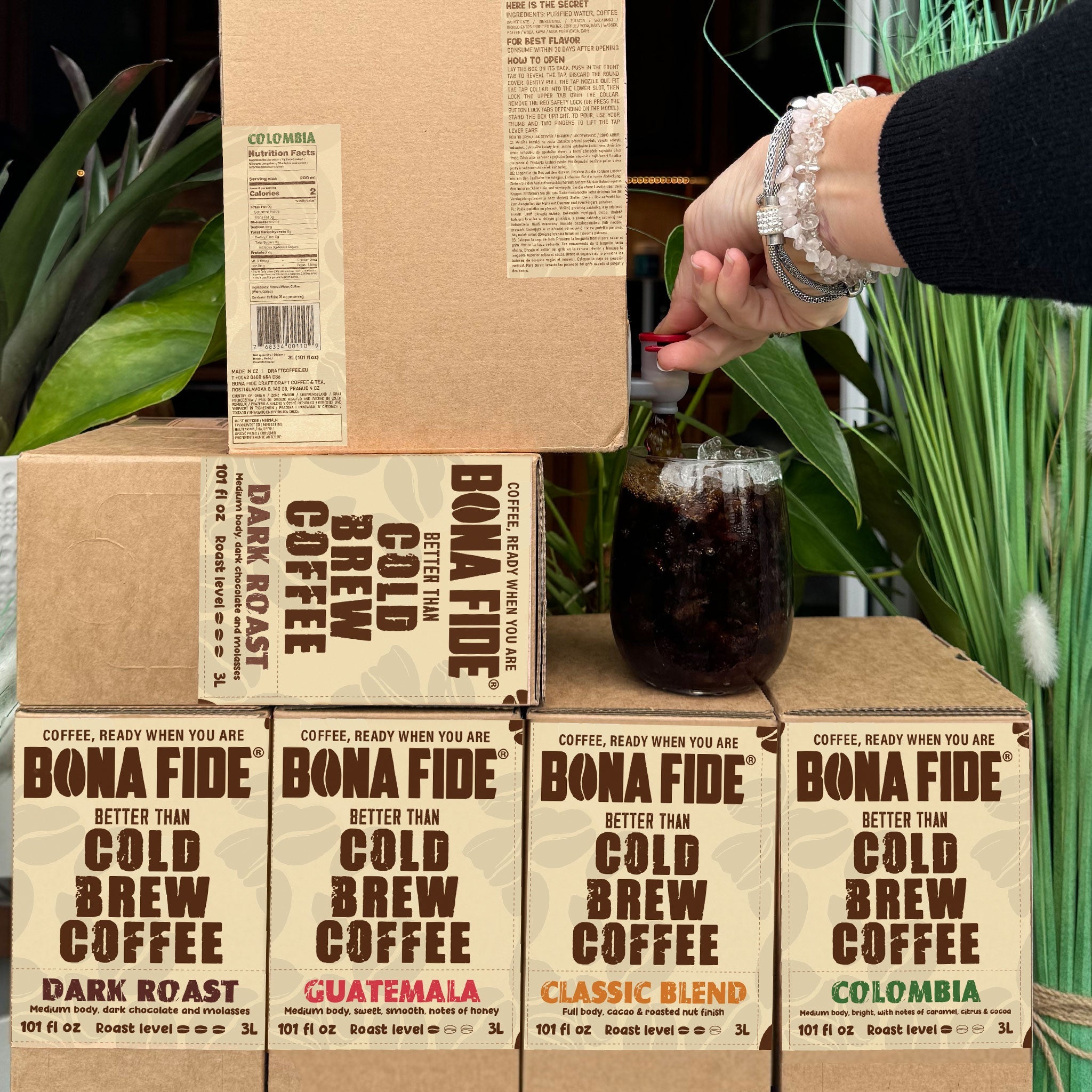 Better Than Cold Brew Bag In Box Coffee & Tea Collection – Bona Fide ...