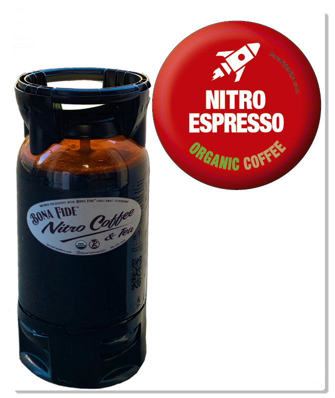 Organic Espresso NITRO Coffee, PET 5 Gal Keg – Bona Fide Nitro Coffee